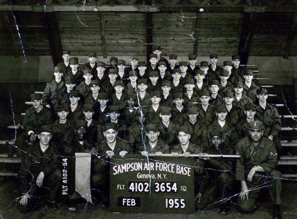 3654 Flt 4102 Feb 1955 Sampson