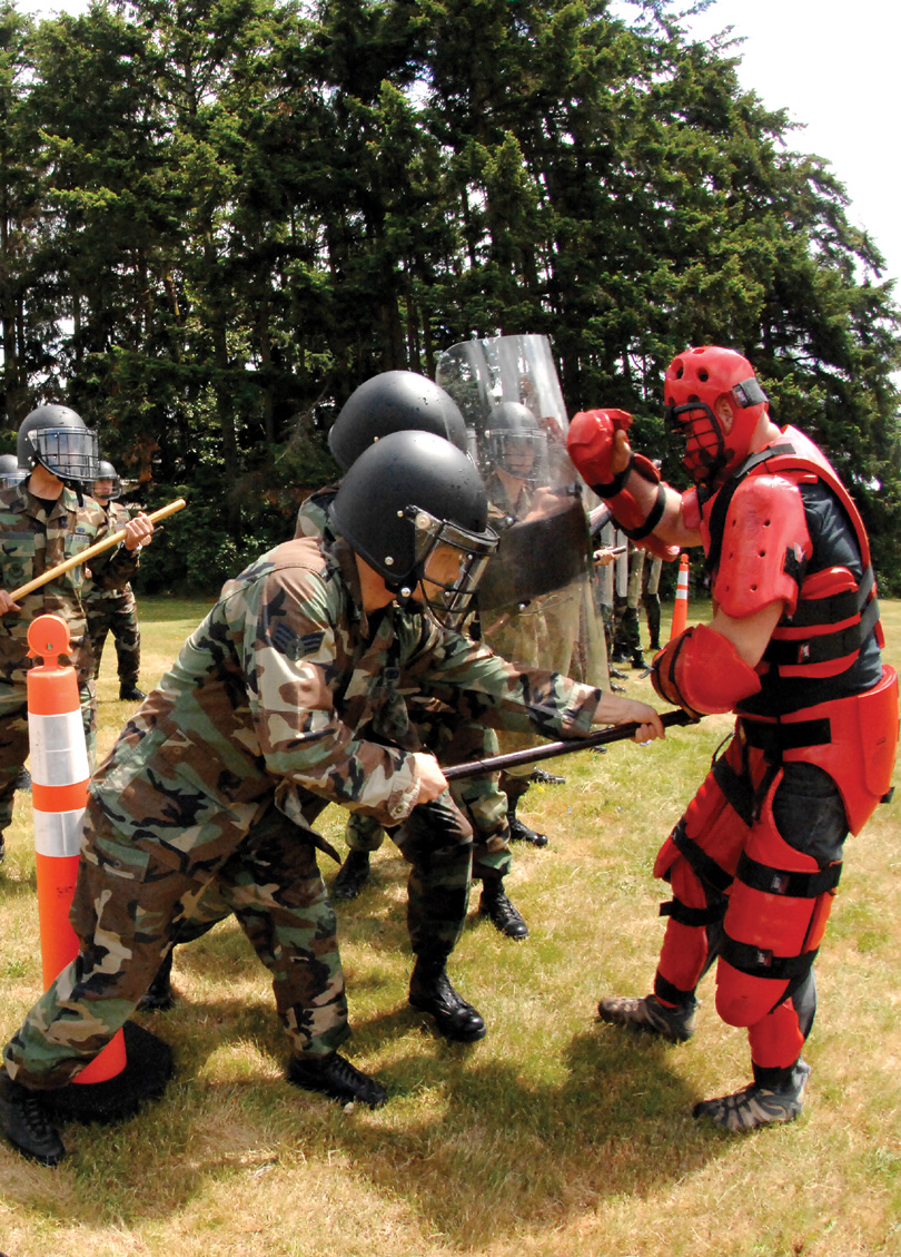 SFS Civil Disturbance training