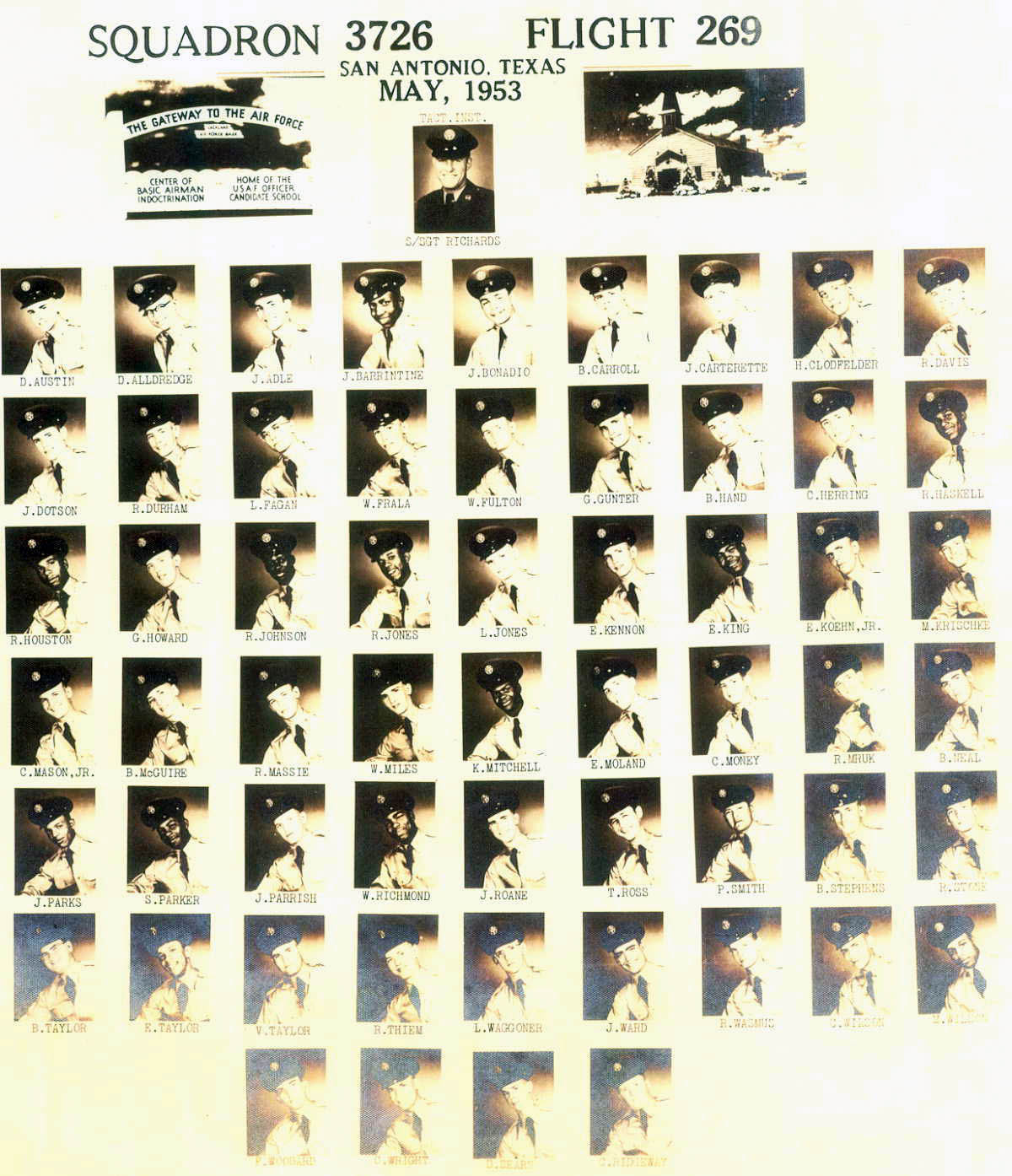 3726 Flt 269 YB May 1953