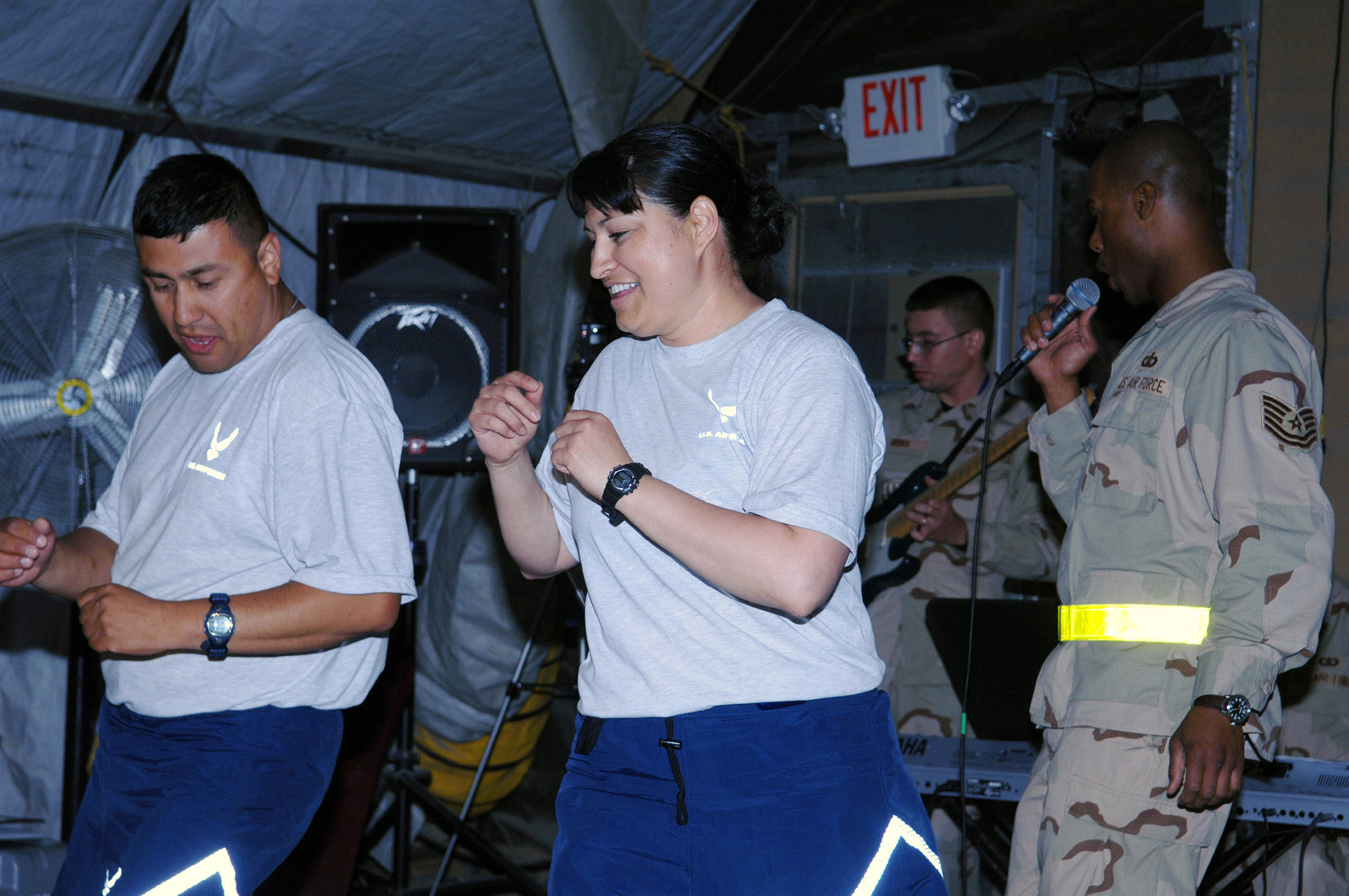 CENTAF band plays at Bagram