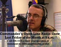 Commander's Open Line Radio Show
