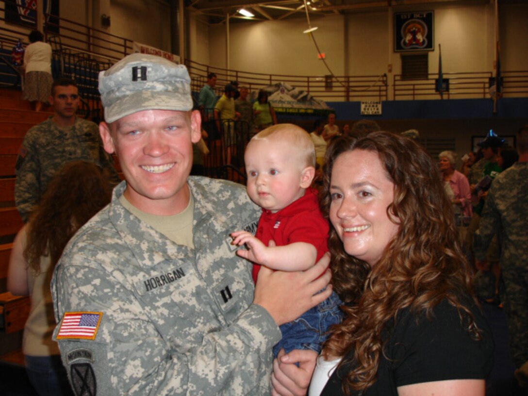 Army Capt. Scott Horrigan, a company commander with the 10th Mountain ...