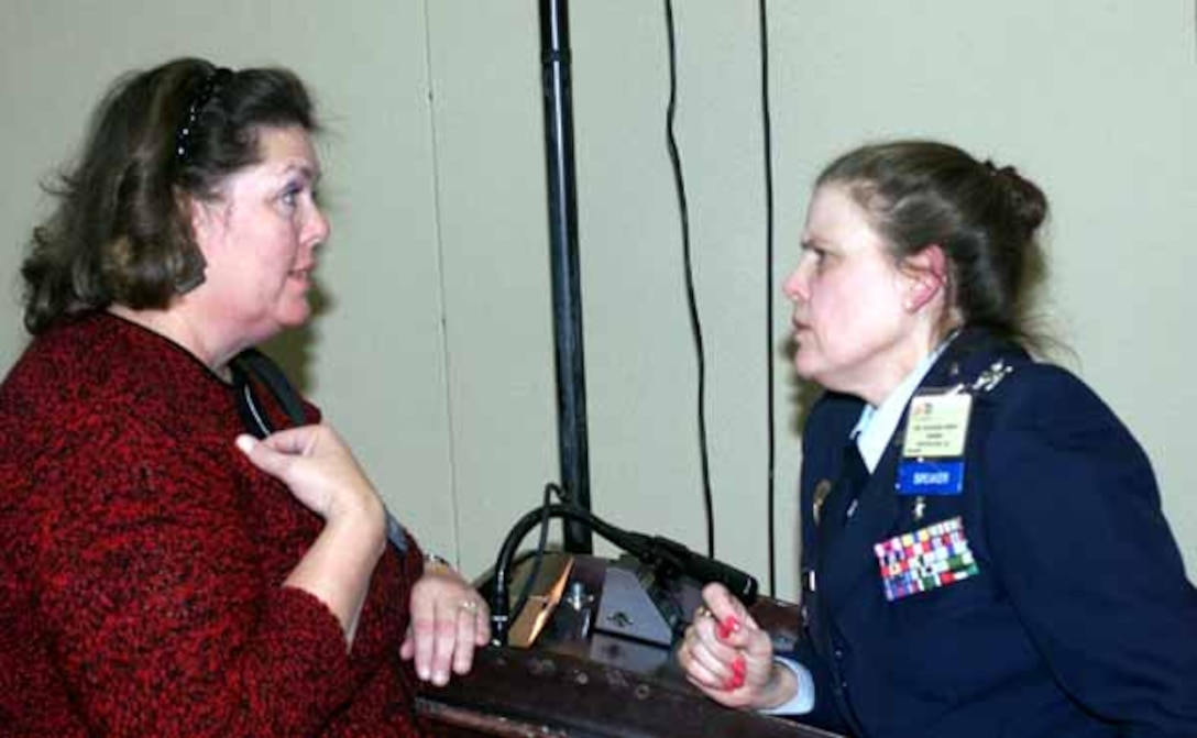 Sharron Schaefer of the Air Force 71st Medical Group, Vance Air Force ...