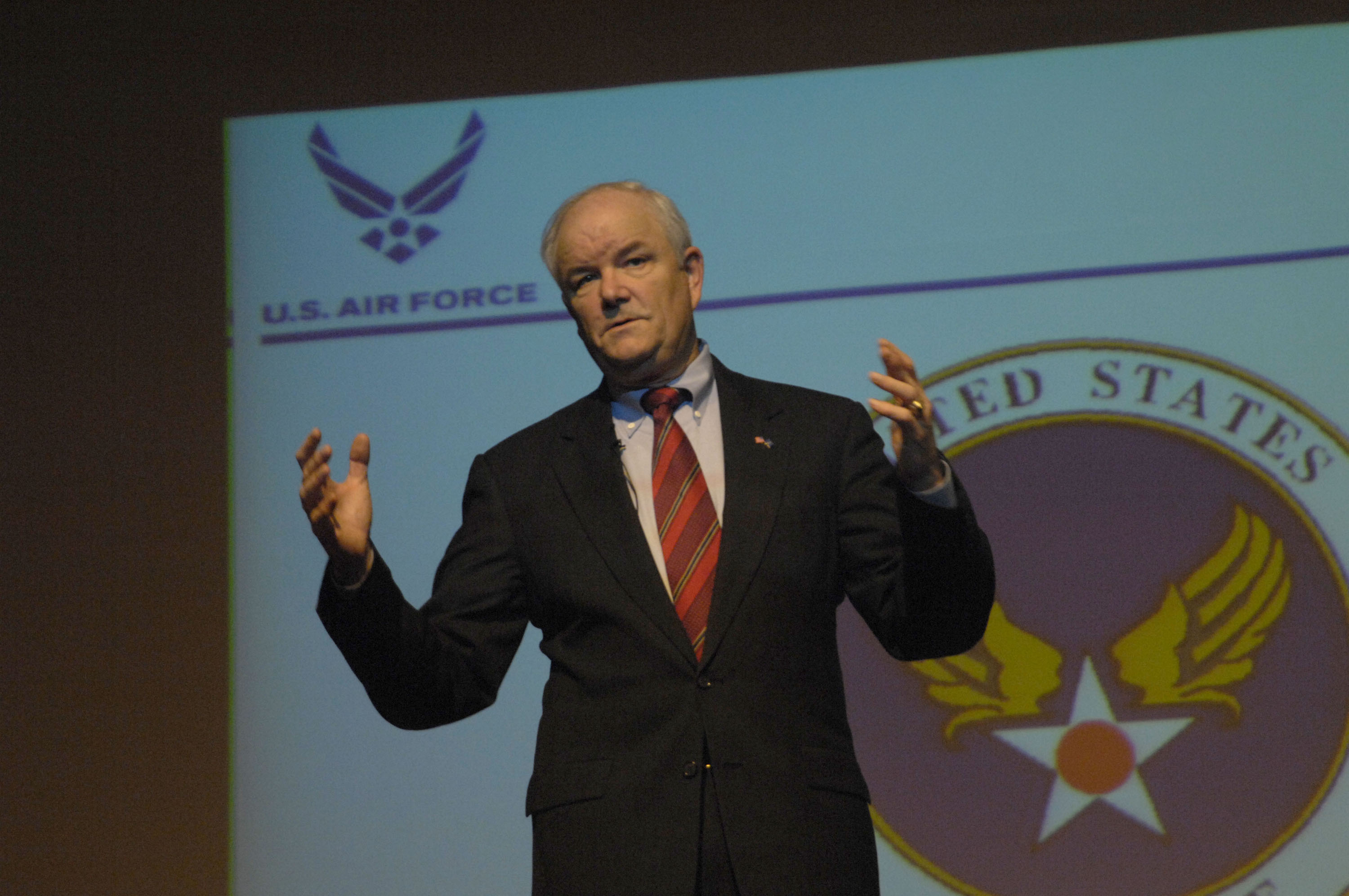 SECAF emphasizes Air Force goals with card > Air Force > Article Display