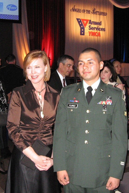 CBS News correspondent Kimberly Dozier (left) and Army Medic Spc. Izzy ...