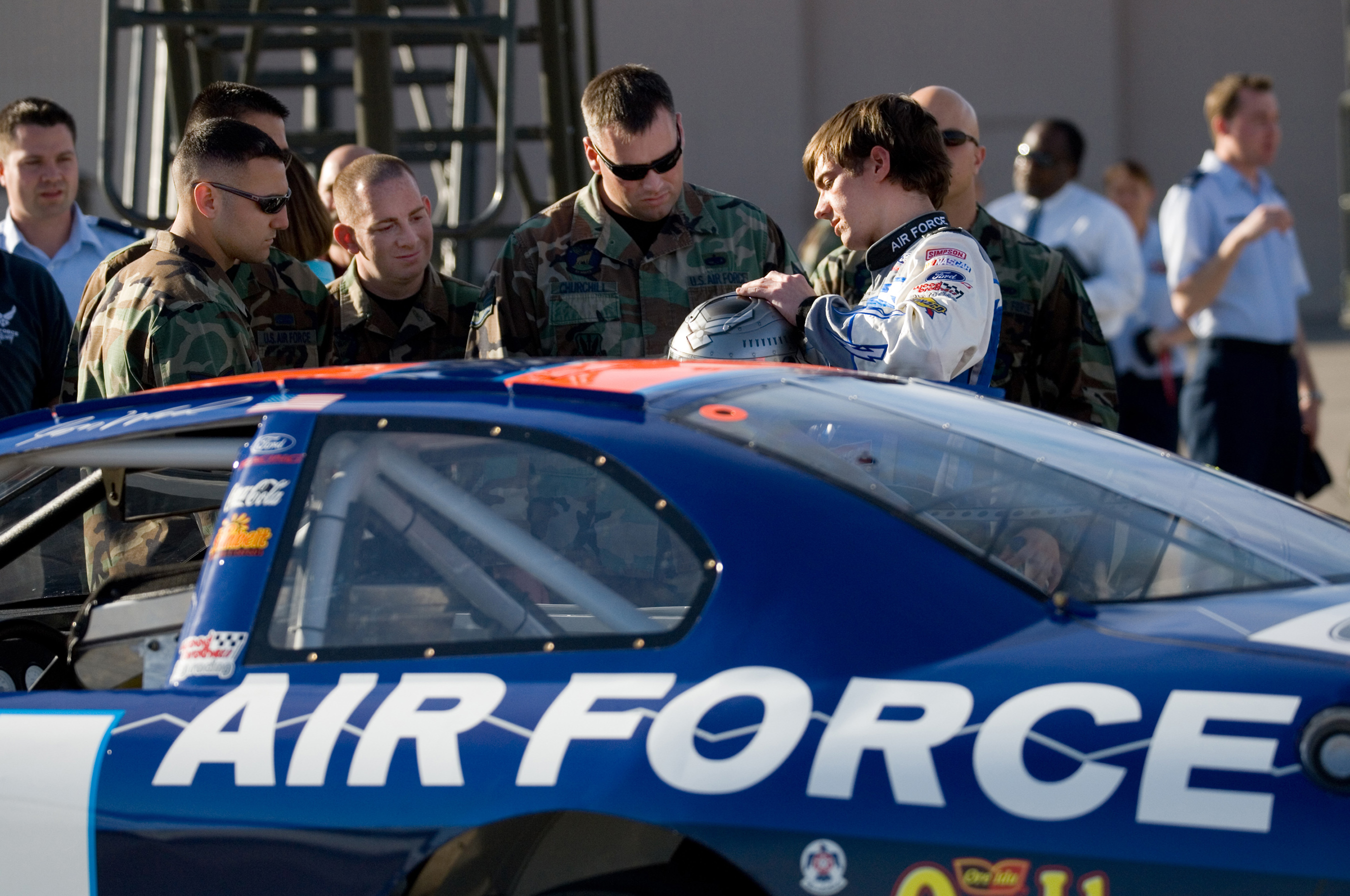 Air Force and NASCAR together again, with a new driver > Nellis Air ...