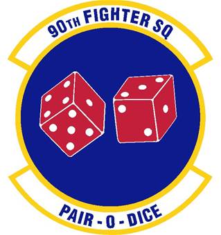 90th Fighter Squadron patch