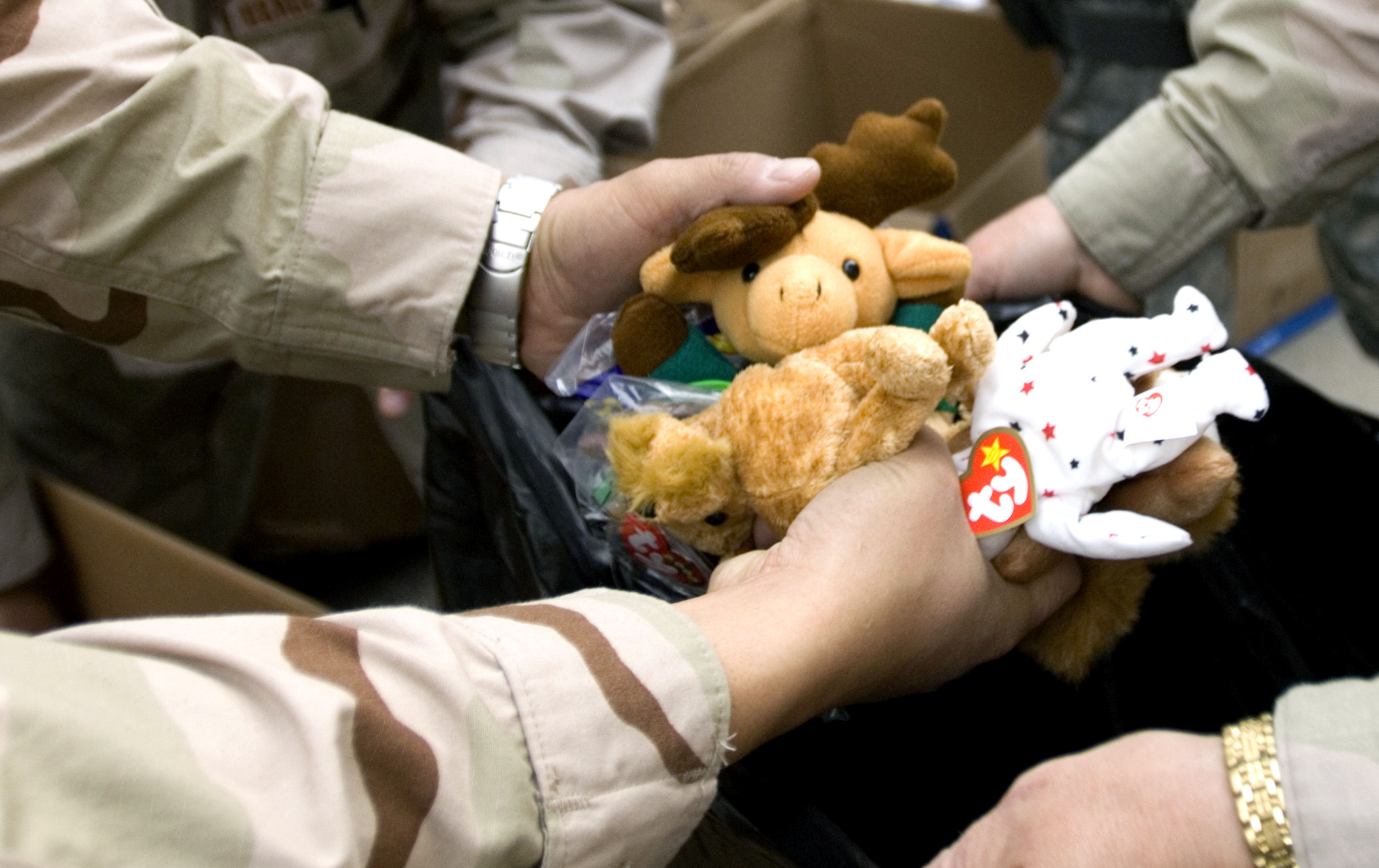 Joint forces volunteers donate time, goods > Air Force > Article Display
