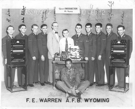 Teletype Maintenance class - December 1952 F.E. Warren from C. Robinson