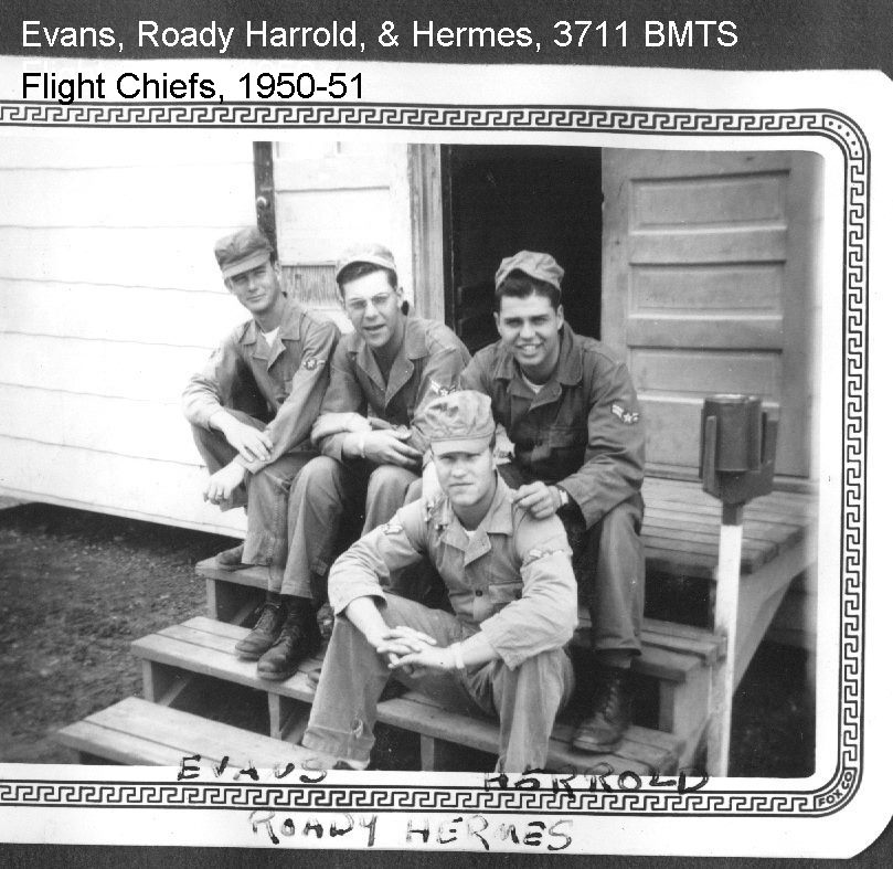 Flt Chiefs from 3711 BMTS 1950-51: J. Myers