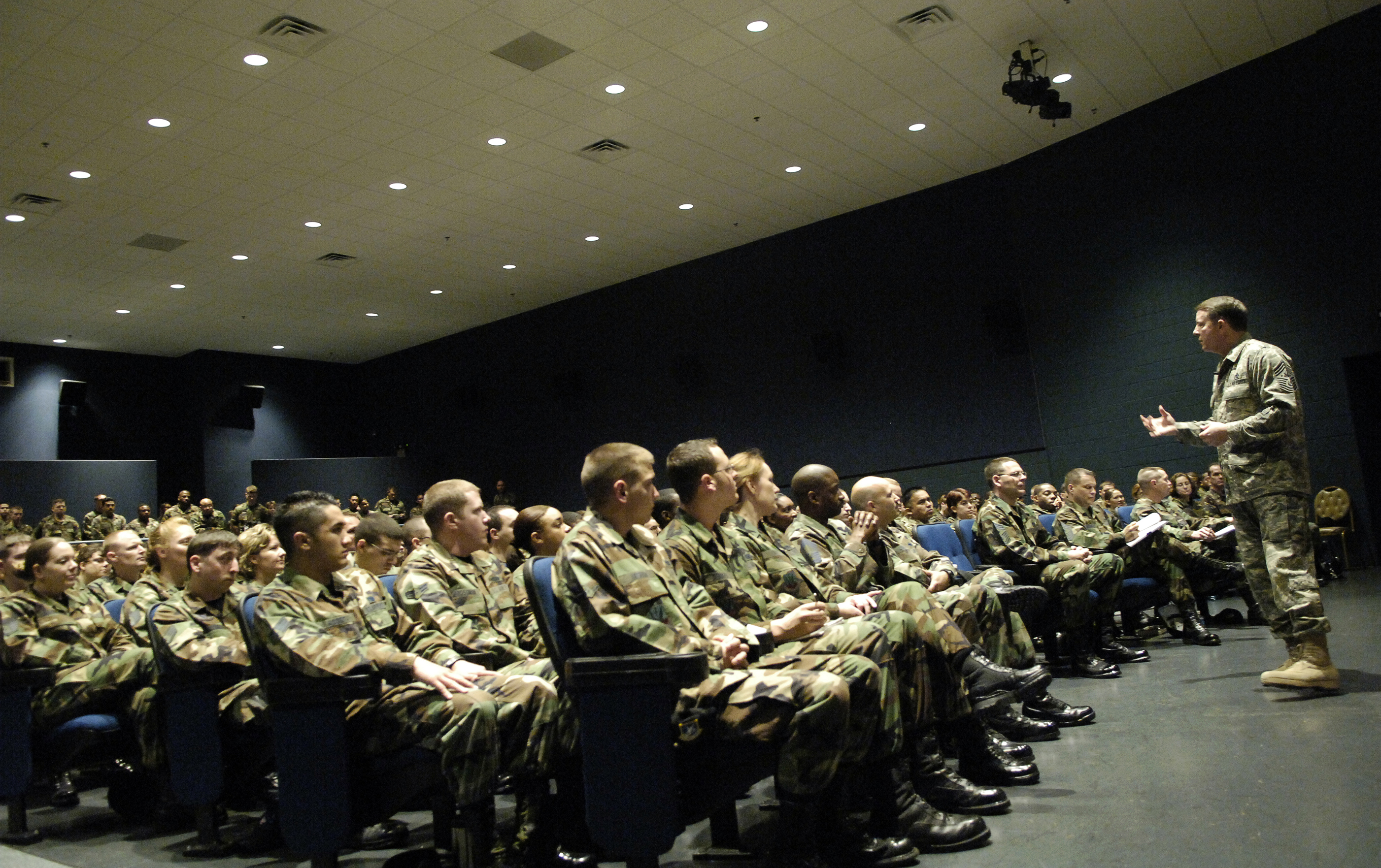 CMSAF visits Langley AFB