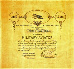 Military Aviator Certificate