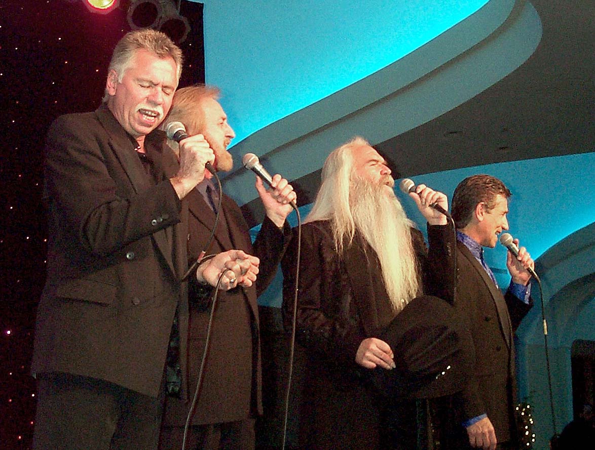 The Oak Ridge Boys -- Joe Bonsall (from left), Duane Allen, William Lee Golden and Richard ...