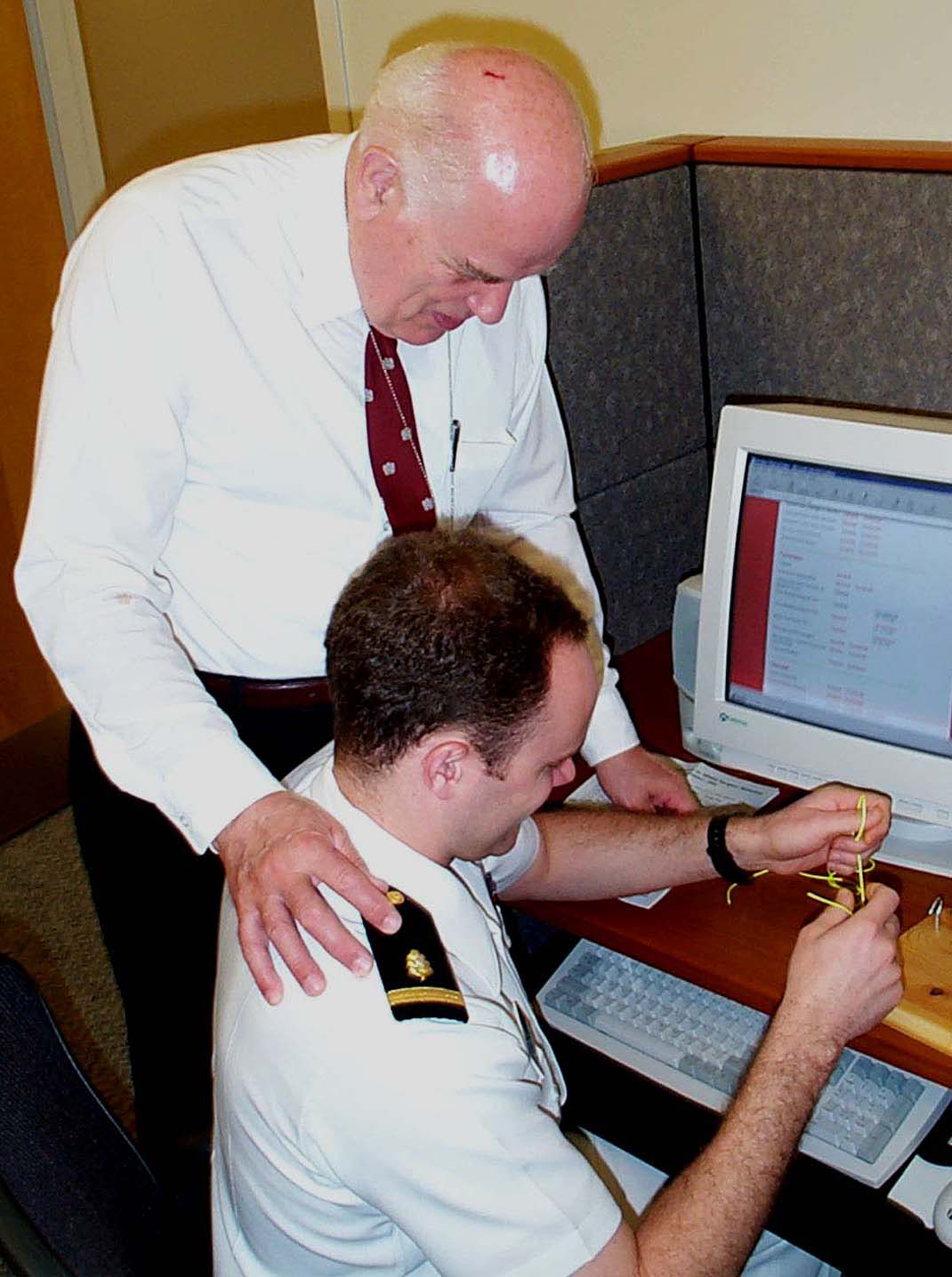 Dr. David Wherry, a surgeon at the Uniformed Services University of the ...