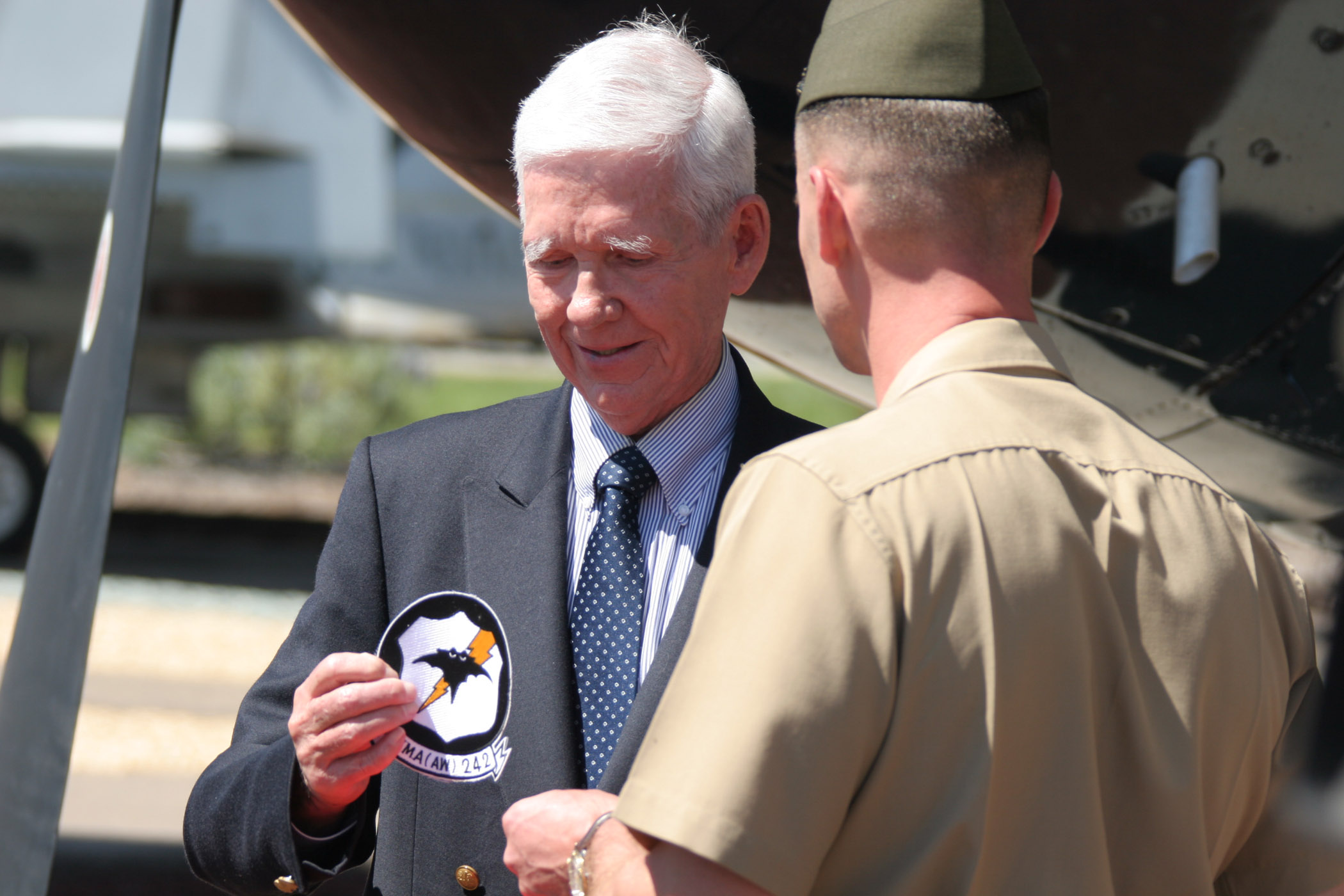 83-year-old World War II veteran honored for heroism > Marine Corps Air ...