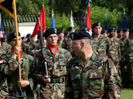 Outgoing 1st Infantry Division Engineer Brigade Commander, COL William ...