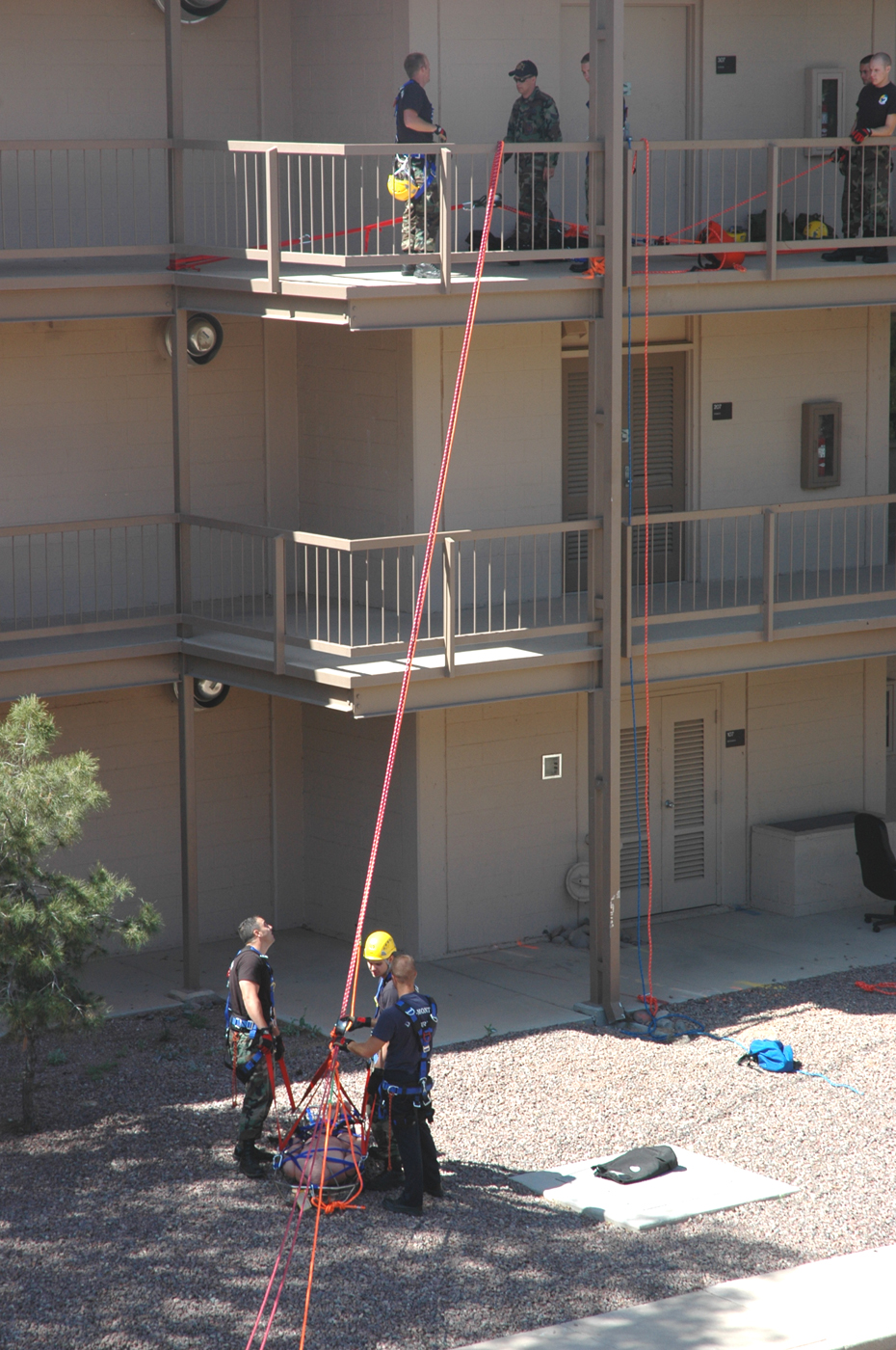 USAFE fire academy instructors bring rescue training to D-M > Davis ...