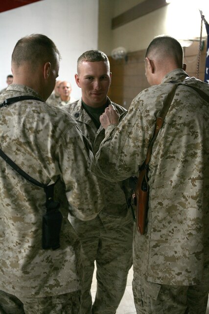 Coordinator earns combat meritorious promotion > United States Marine ...