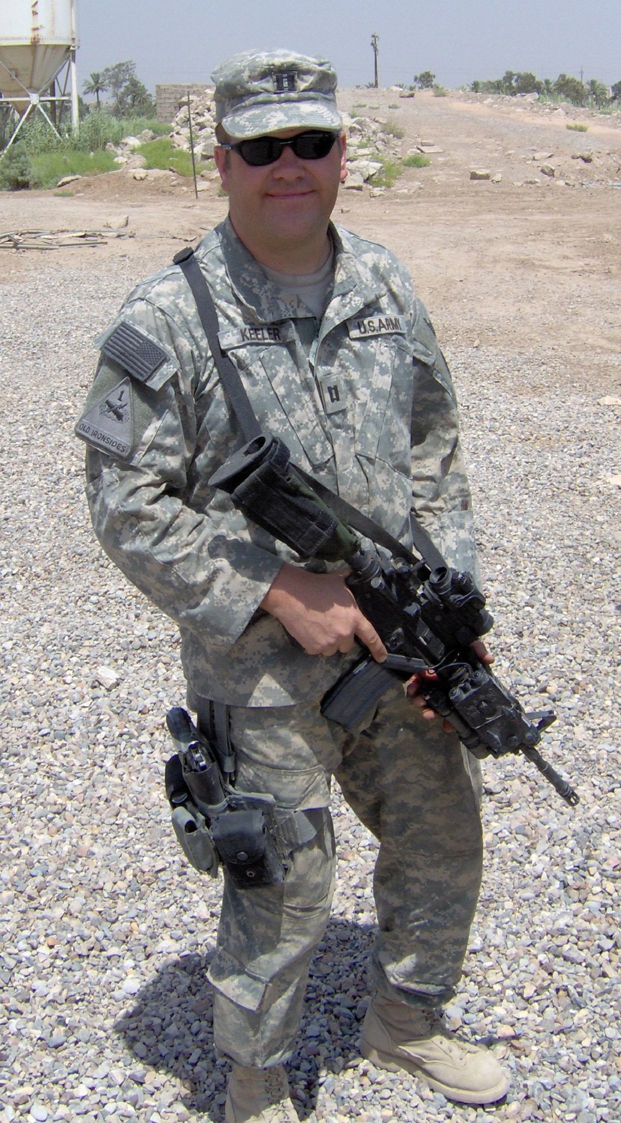 Army Capt. Wayne Keeler, who served with the National Police Transition ...