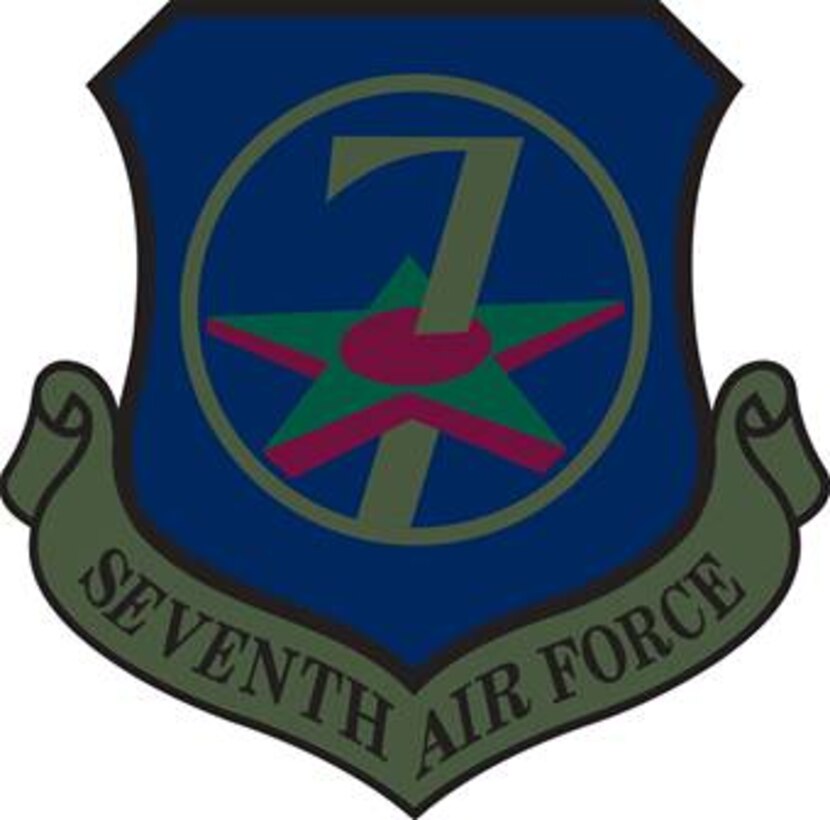 7th Air Force Shield (Camouflage)