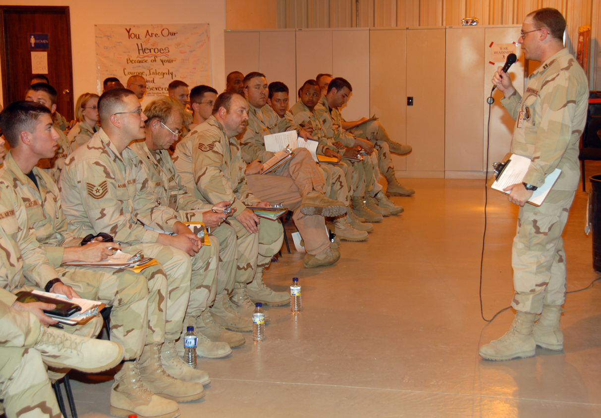 Gearing up: Desert Eagle Team helps process, move servicemembers here ...