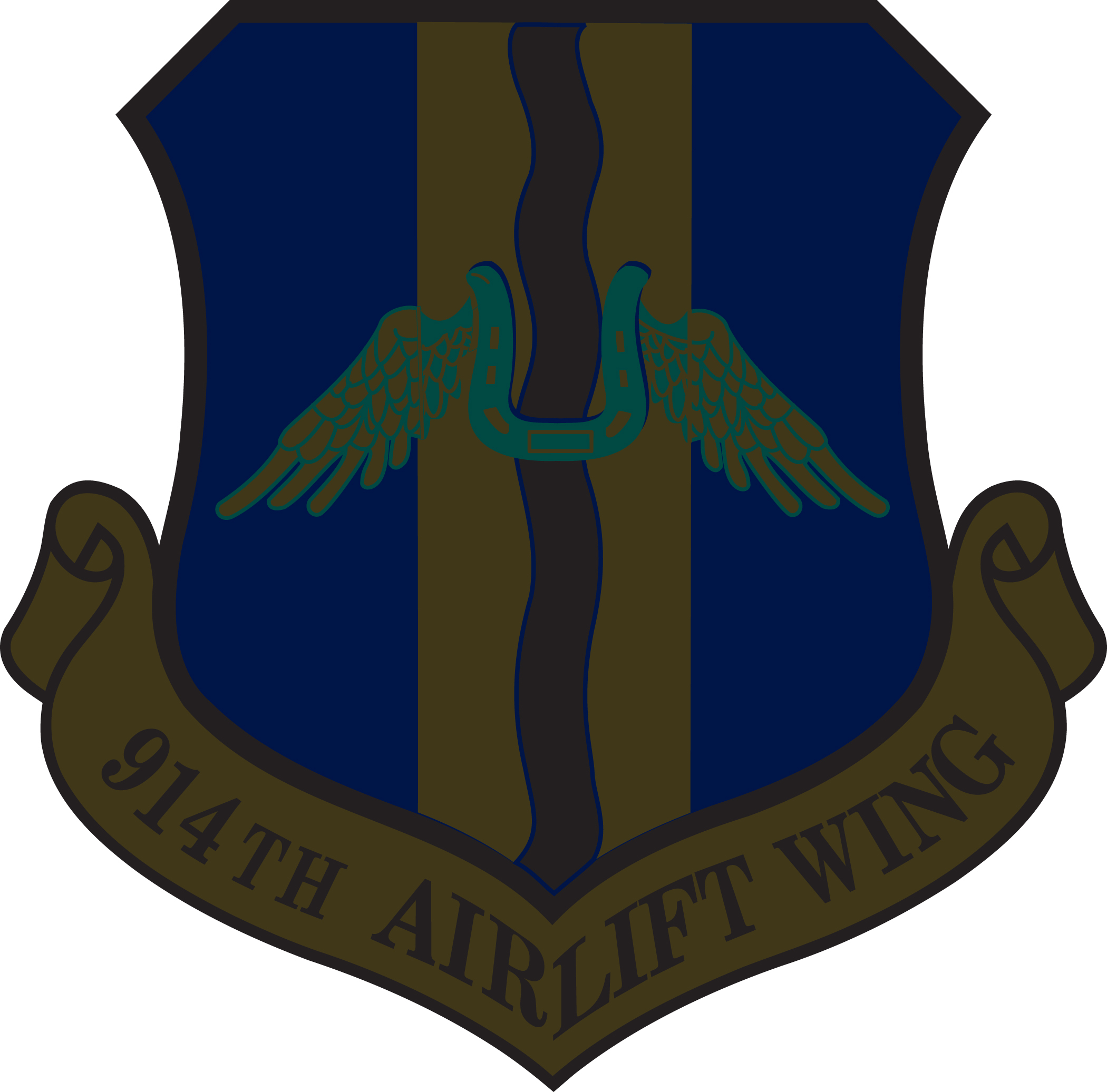 914th Airlift Wing Shield (Camouflage)