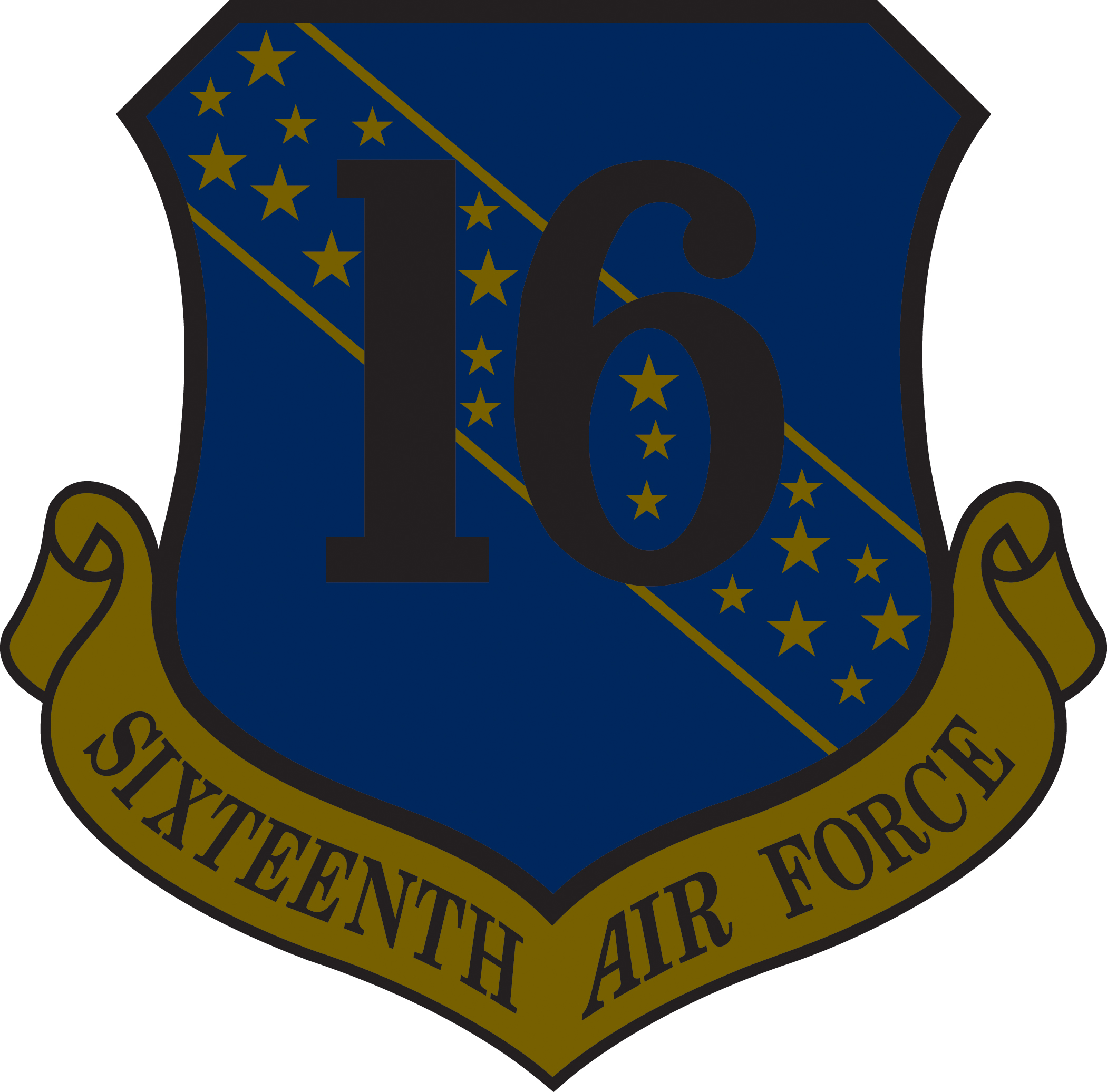 16 th Air Force Shield (Camouflage)