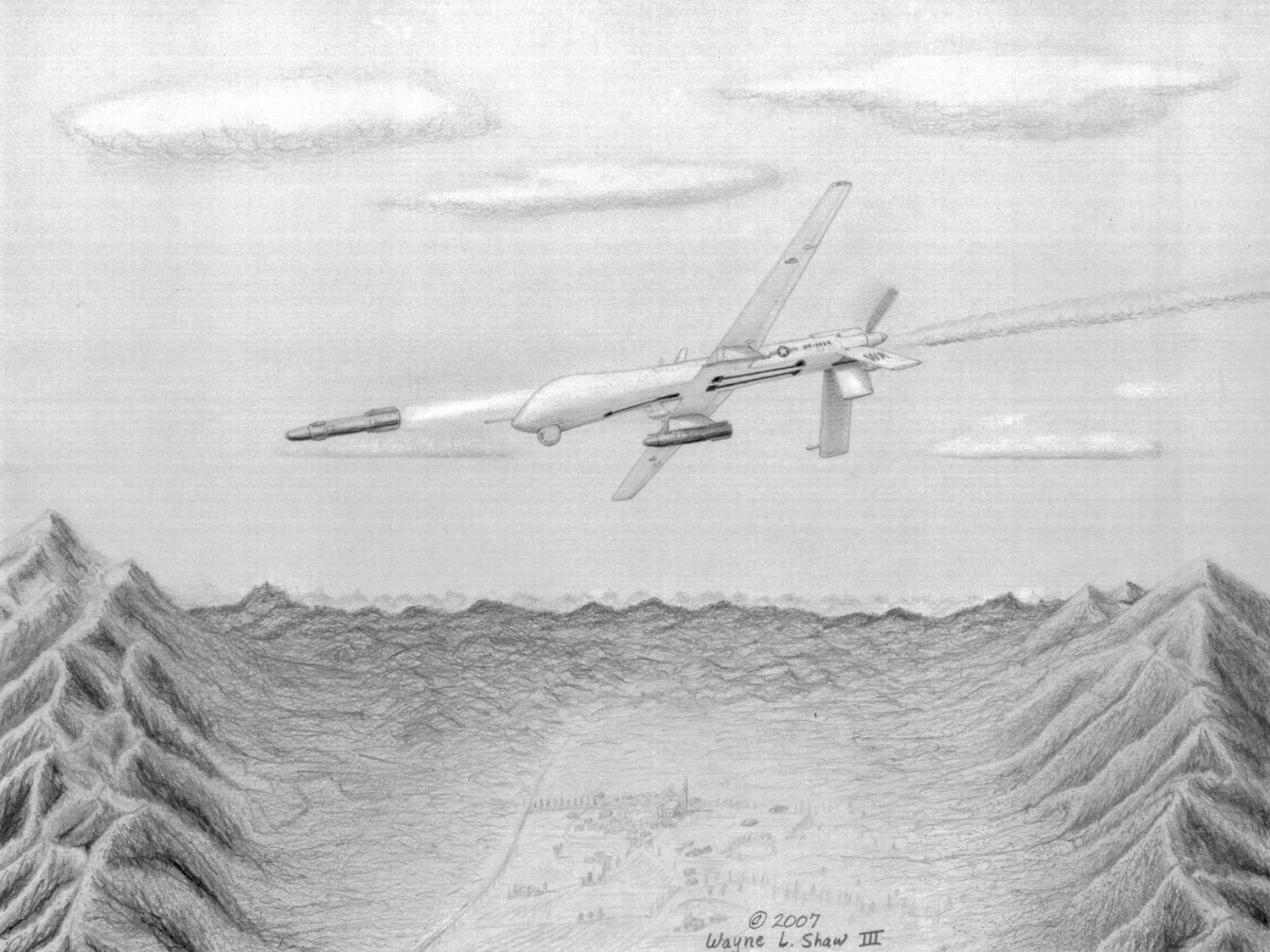 Mq 1 Predator Drawings