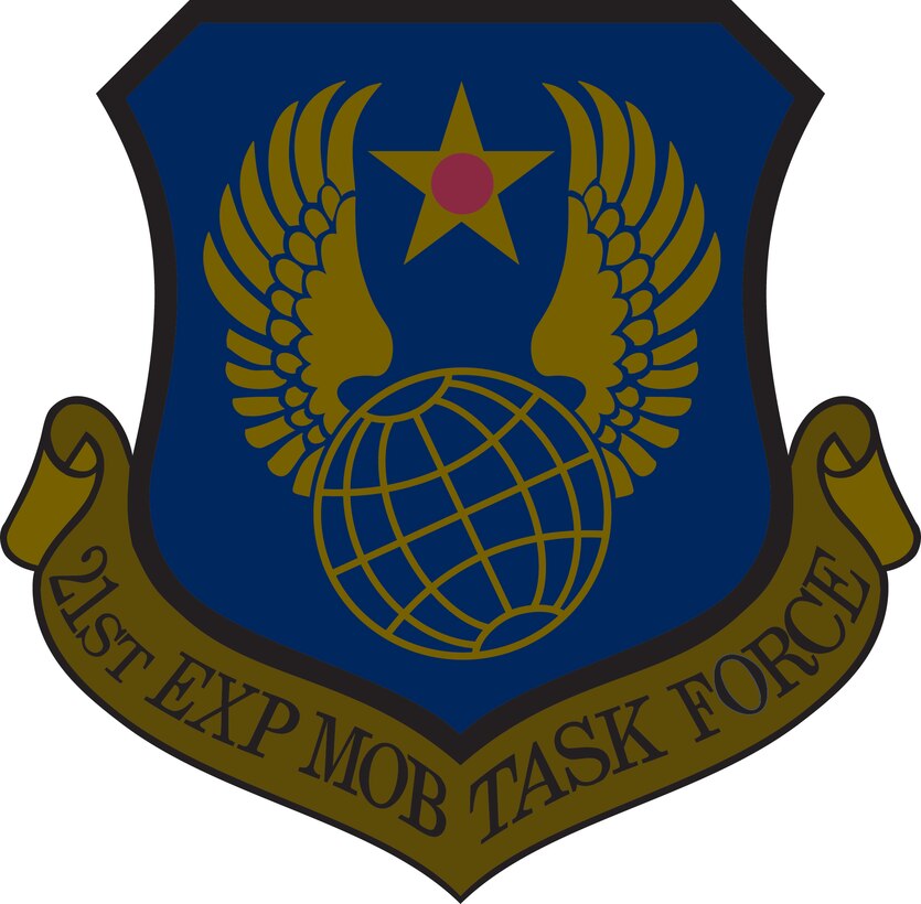 21st Expeditionary Mobility Task Force Shield (Camouflage)