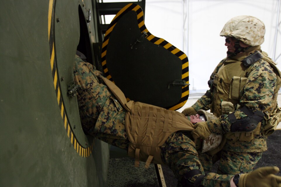 HEAT Training facility helps Marines stay focused during rollover > 2nd ...