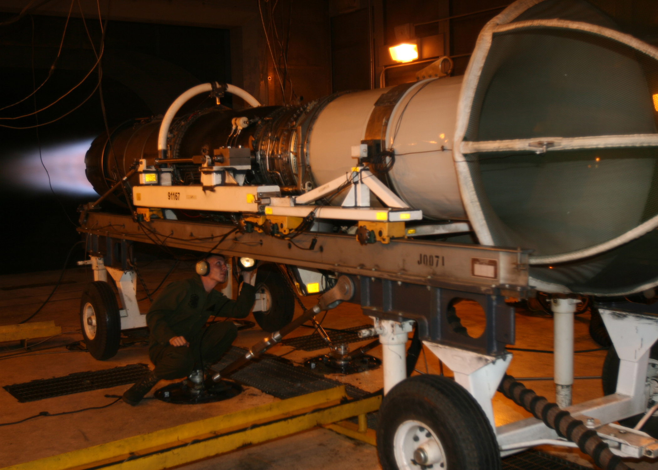 Test cell operators keep up engine supply > Marine Corps Air Station ...