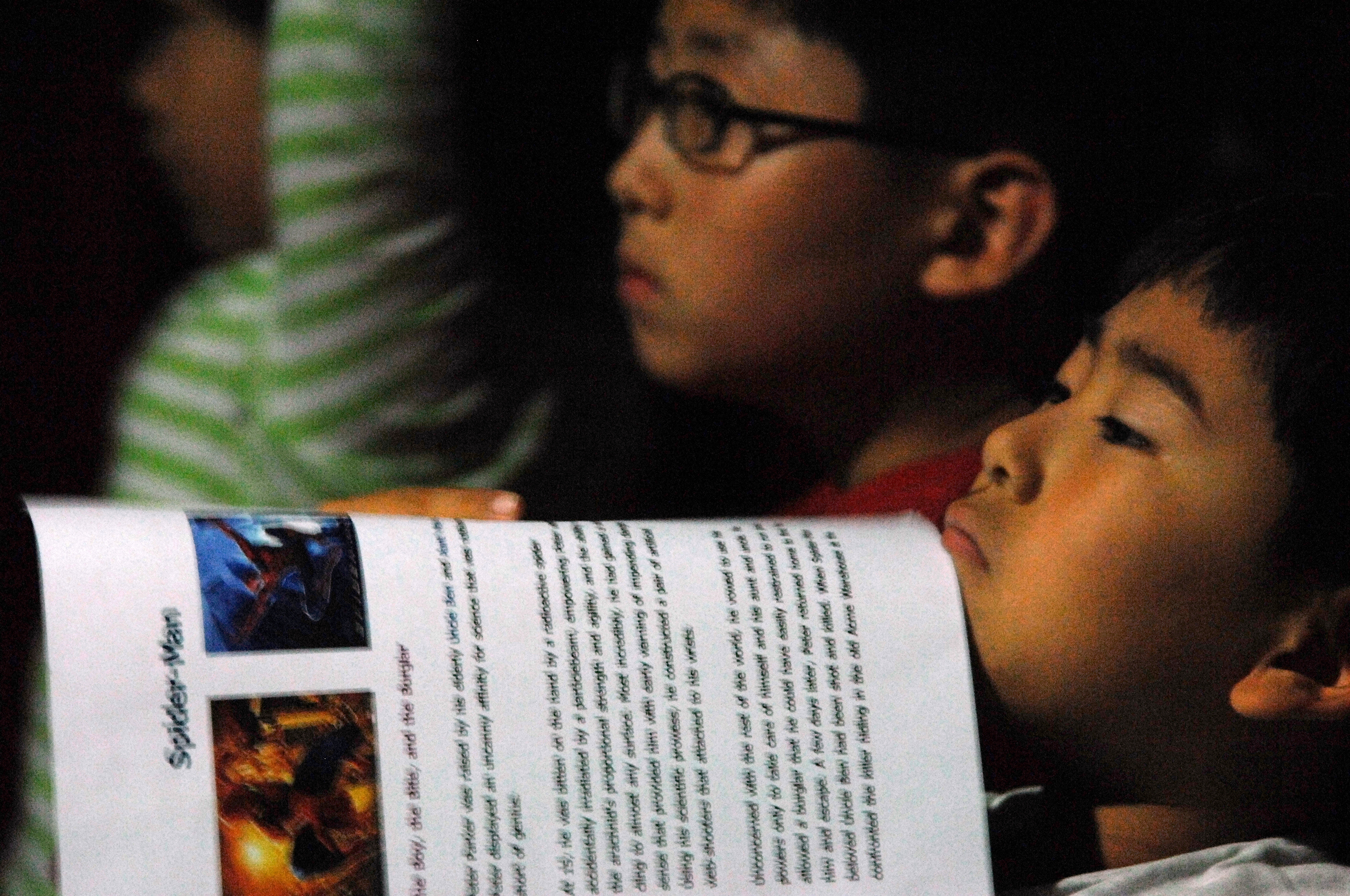 Wolf Pack story book corner begins > Seventh Air Force > News