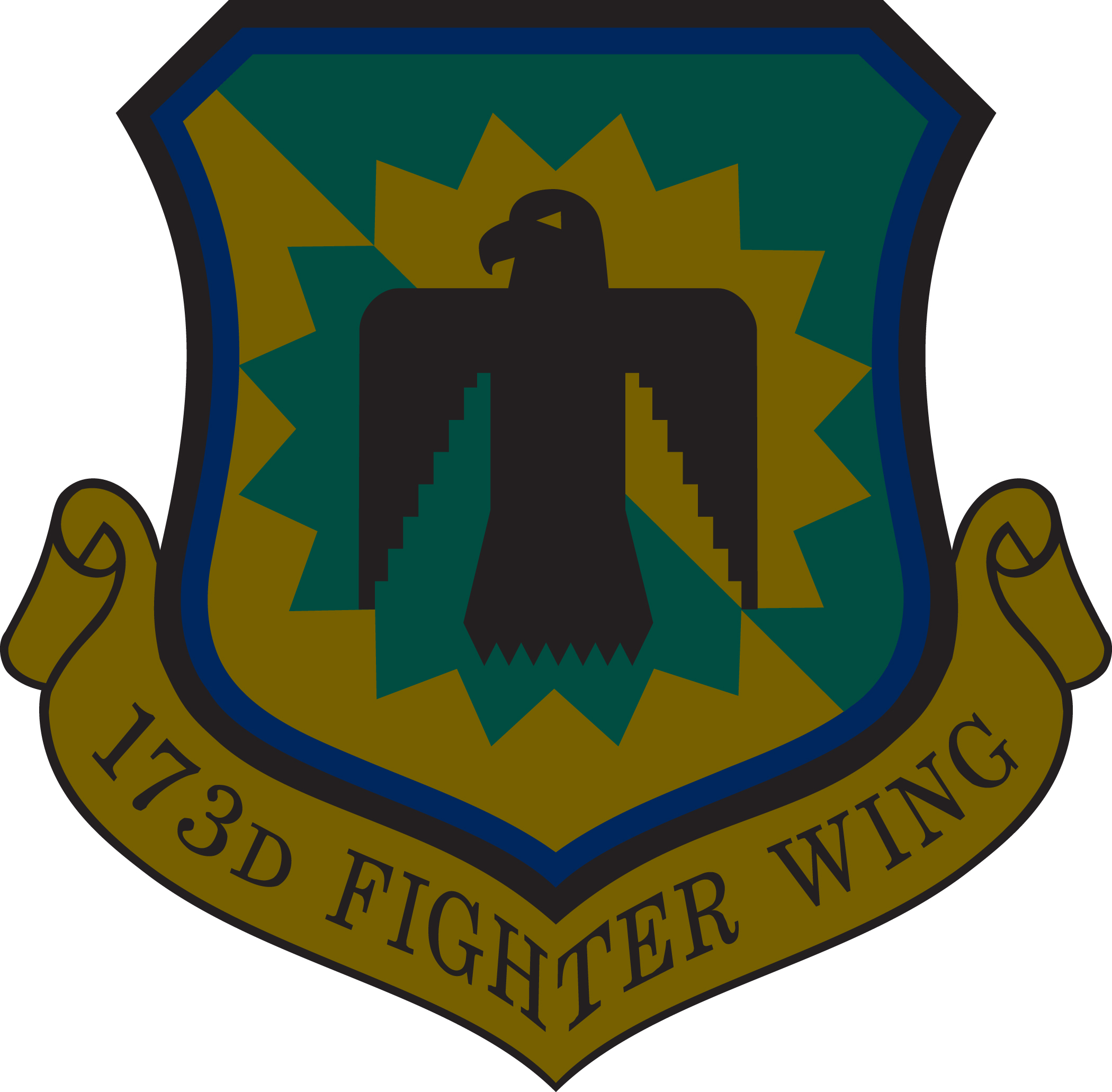 173d Fighter Wing Shield (Camouflage)