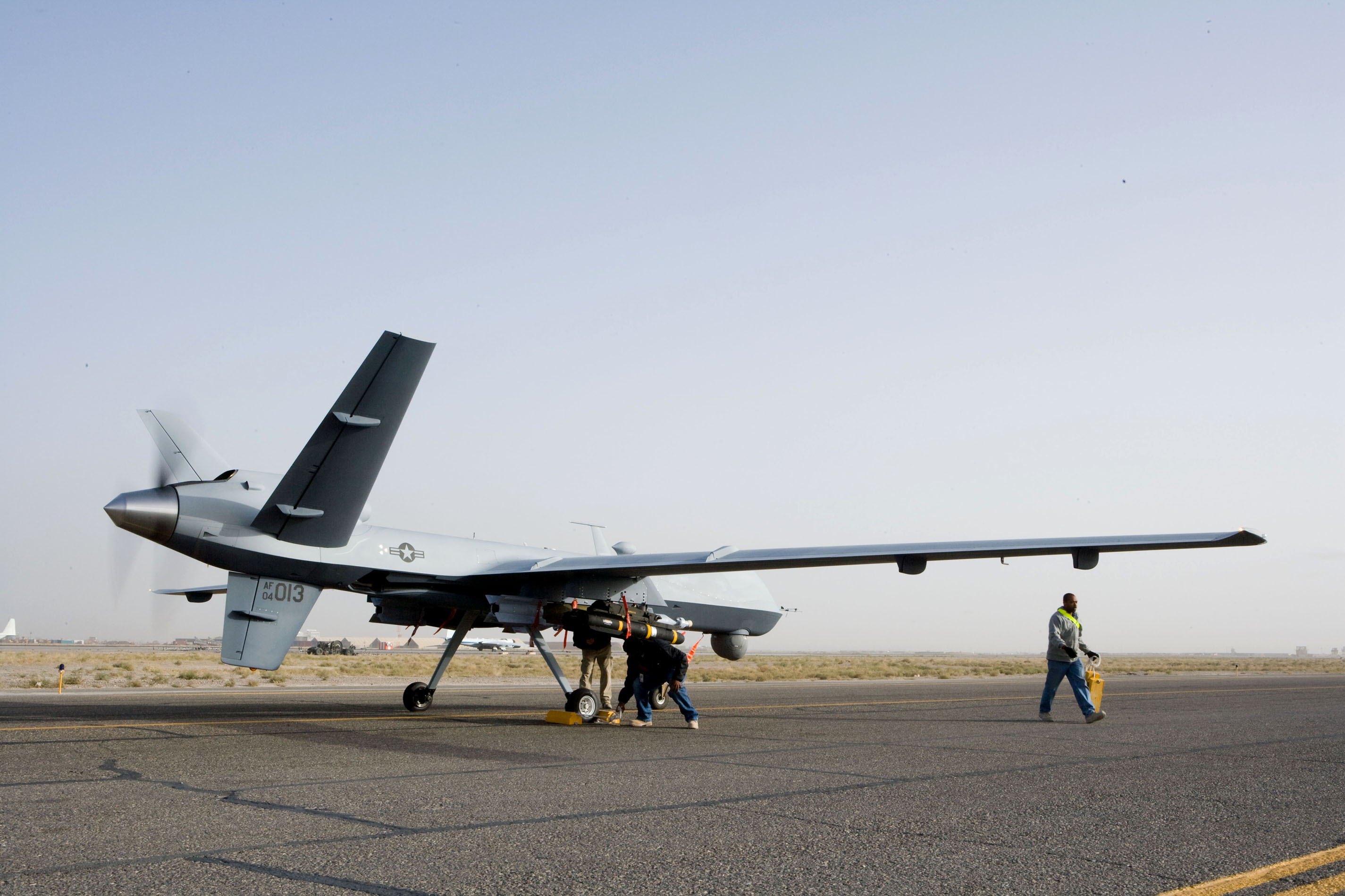 MQ 9 Reaper Air Force Fact Sheet Display