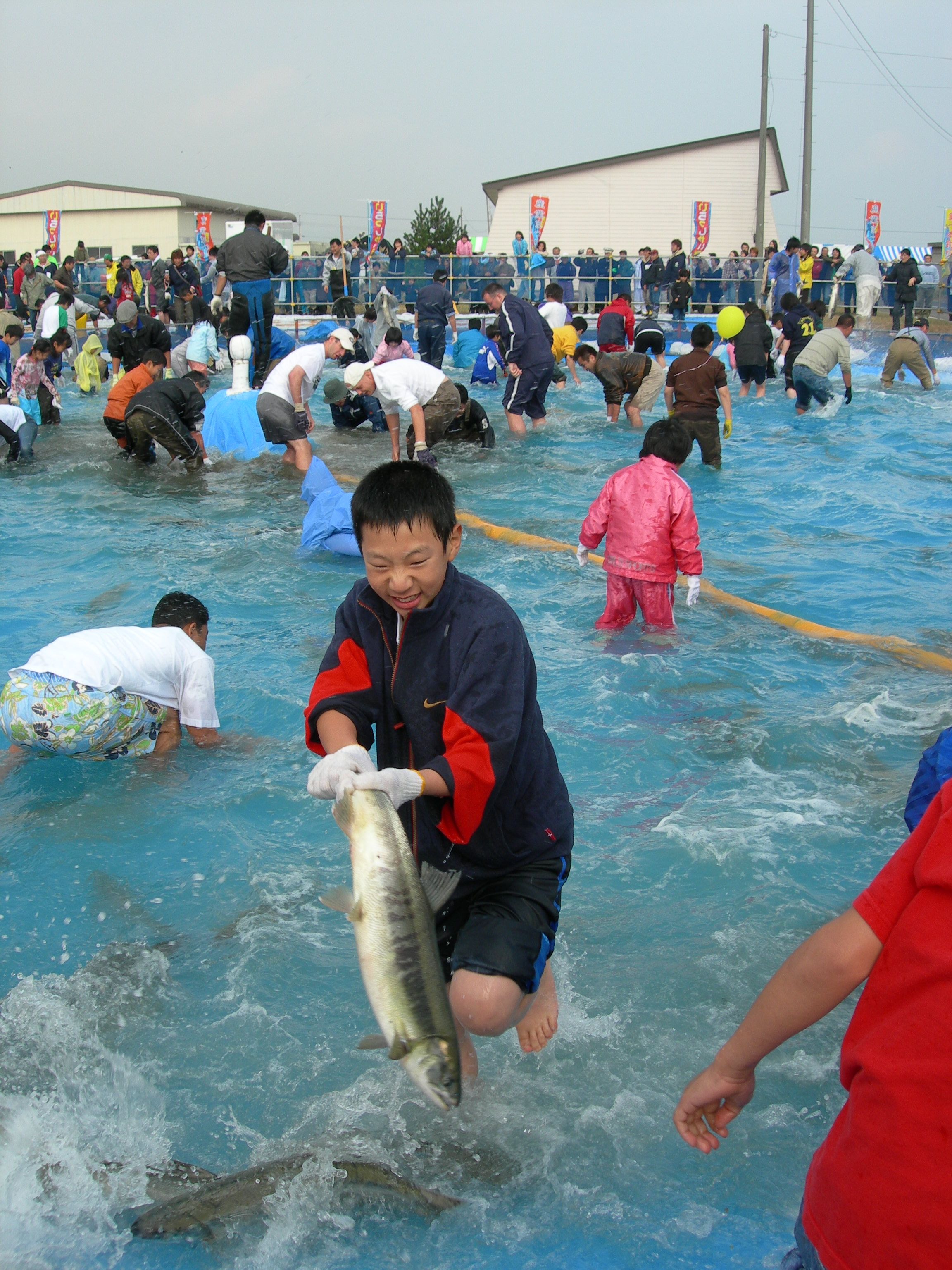 Fish are jumpin' at the 24th Annual Rokkasho Salmon Festival > Misawa ...