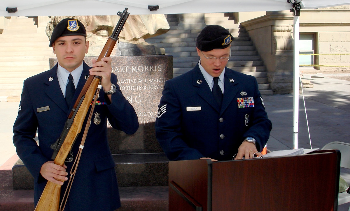 POWs remembered at state capital > F.E. Warren Air Force Base > Display