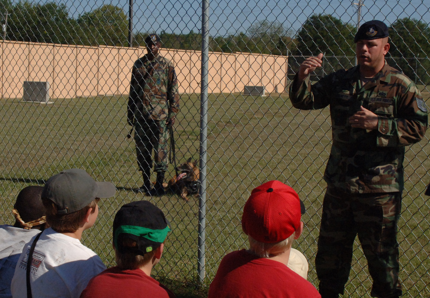 Boy Scouts interact with servicemembers > Columbus Air Force Base ...