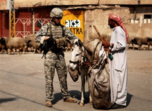 SEARCHING SADDLE BAGS | U.S. Department of War
