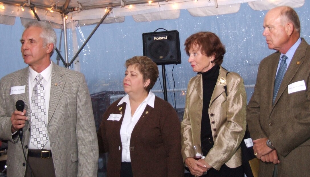 Left to right: Dr. Mike McClung and his wife, Dr. Re McClung, and ...