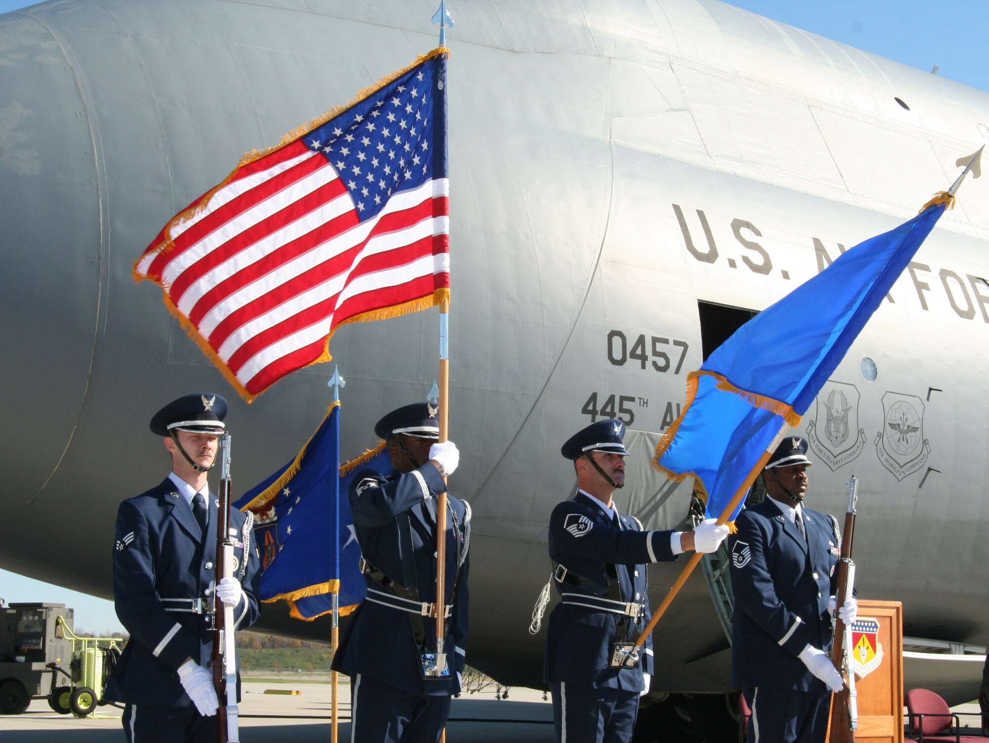 City Of Fairborn Flies High On A C 5 445th Airlift Wing Article Display