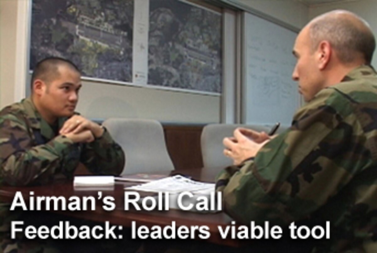 Airman's Roll Call highlights feedback and evaluation > Air Force ...