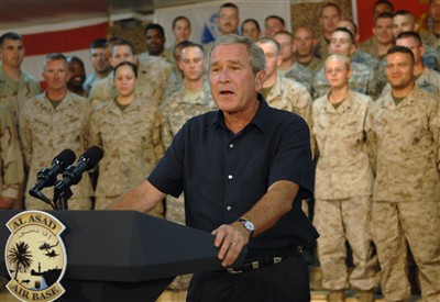 BUSH SPEAKS IN AL ASAD | U.S. Department of War
