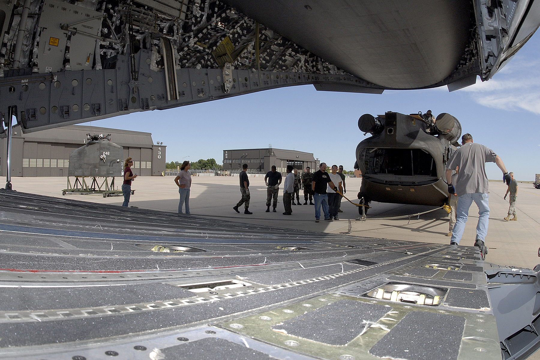 Chinook shipment a joint effort by Army, Air Force > Air Force ...