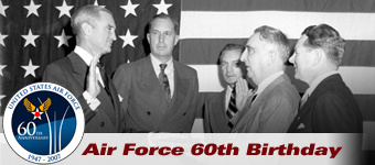 Air Force Secretary W. Stuart Symington takes oath