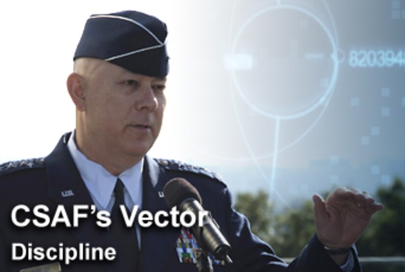 Latest 'Vector' highlights importance of discipline > U.S. Air Force ...