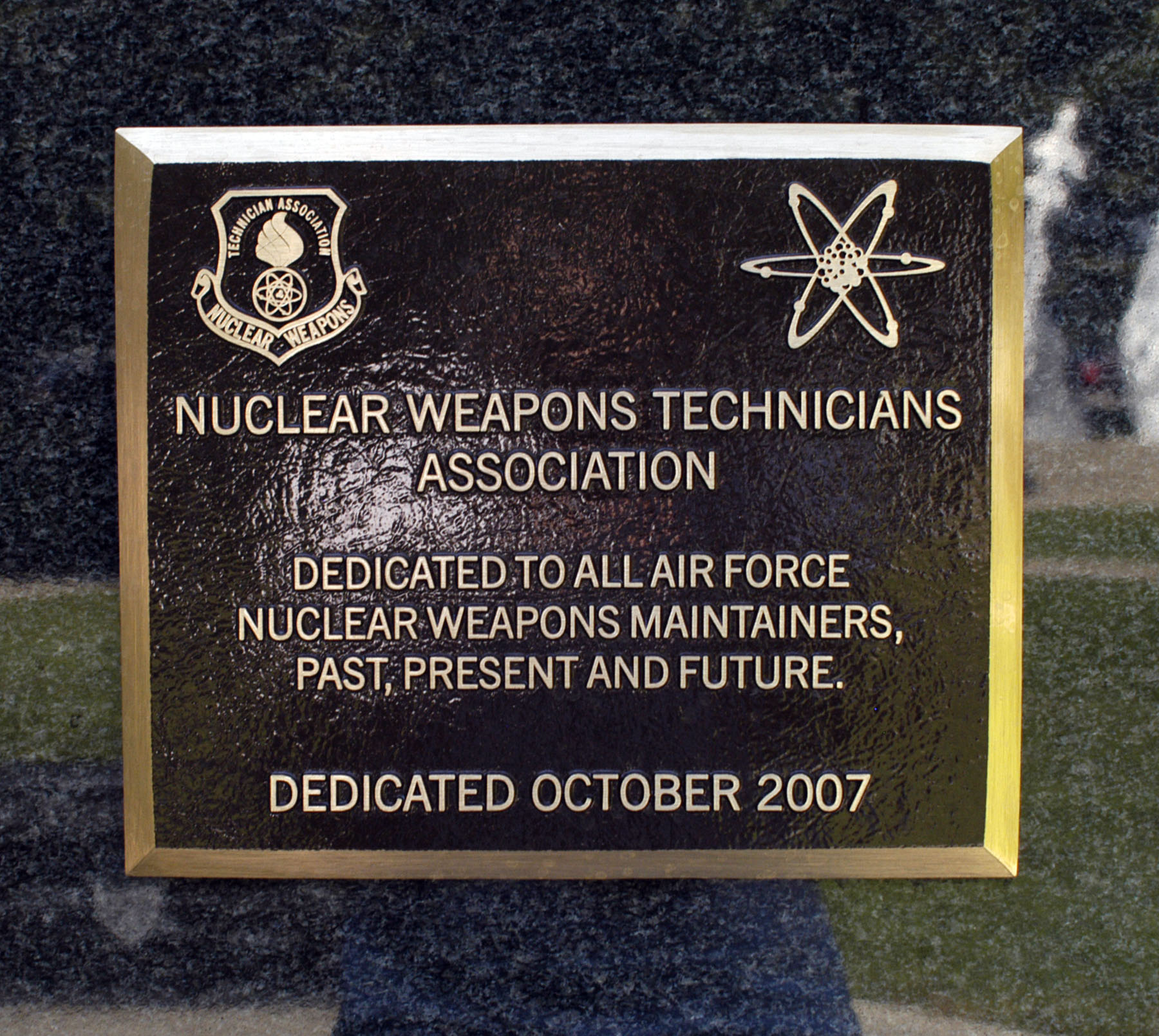 Nuclear Weapons Technicians Association memorial