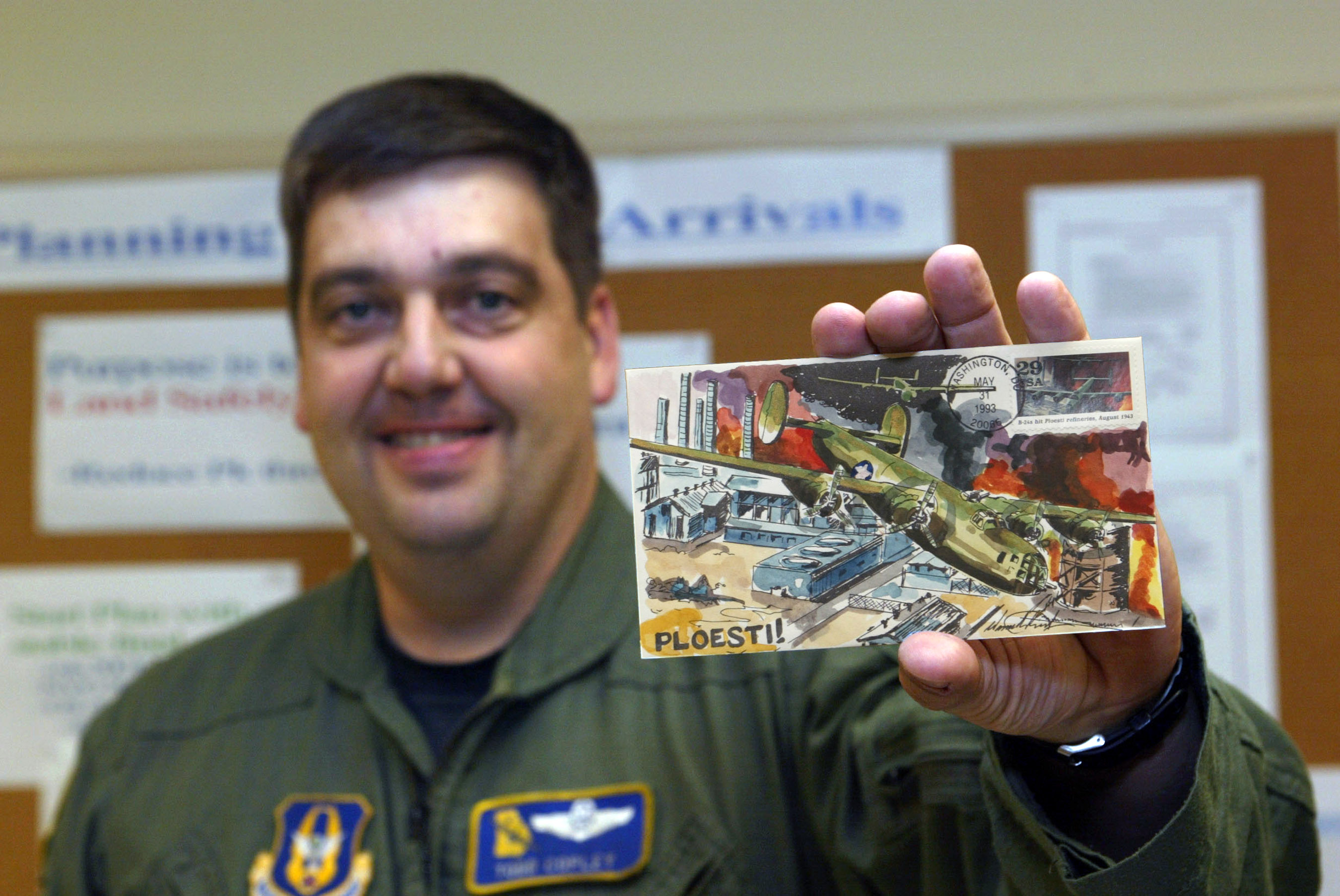 Airman combines love of stamps, aviation to celebrate Air Force ...