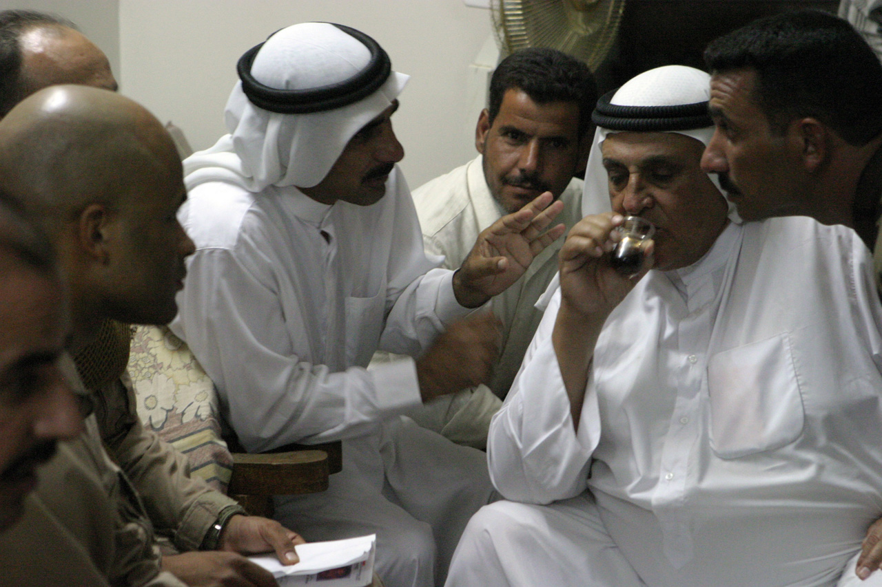 Karmah sheik confides in Marines > 2nd Marine Division > Stories