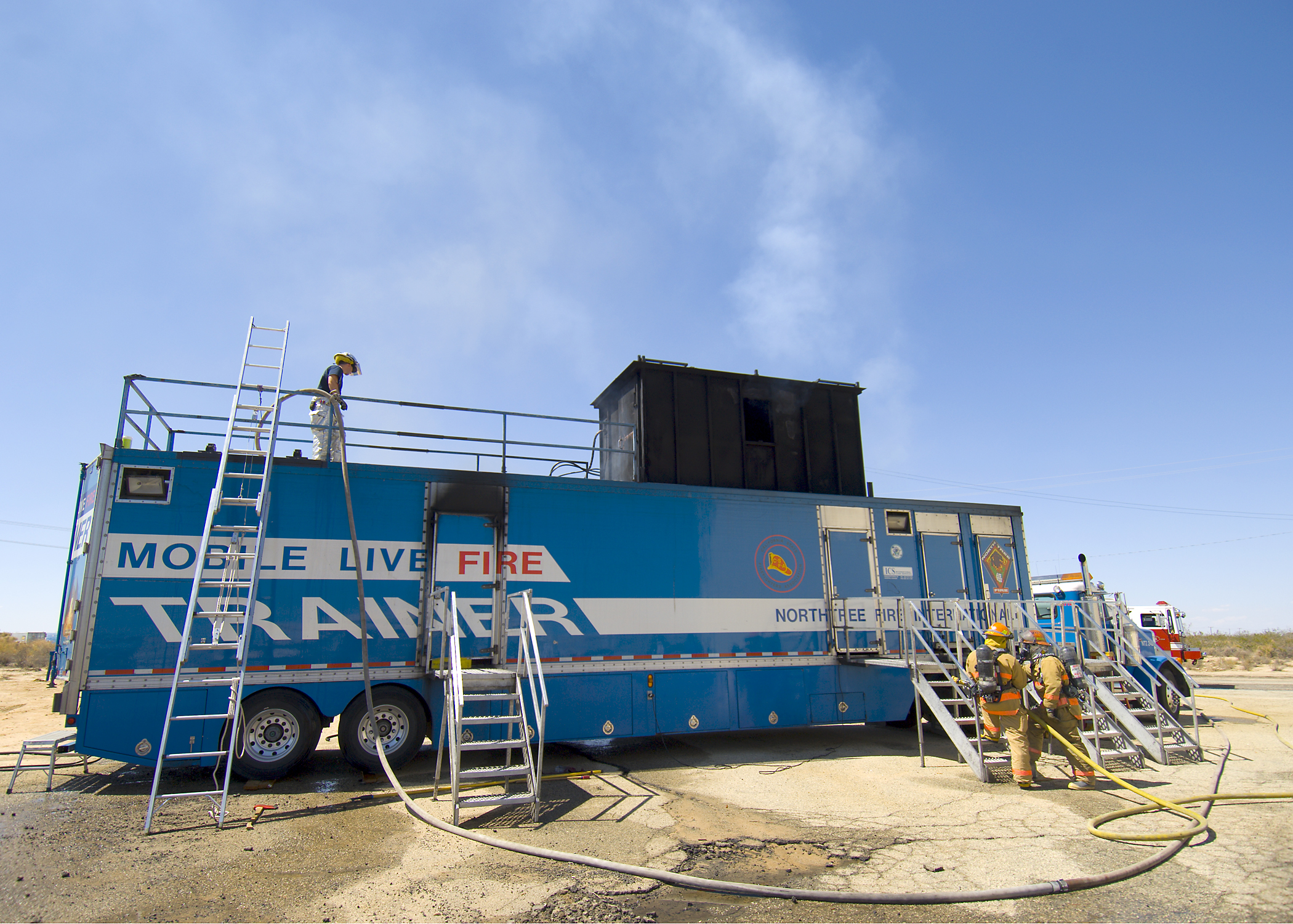 Senior leaders, fire department beat the heat > Edwards Air Force Base ...