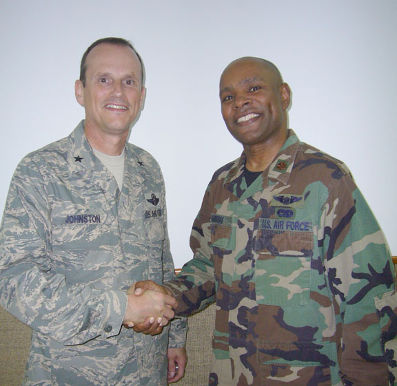 Brig. Gen. Johnston coin